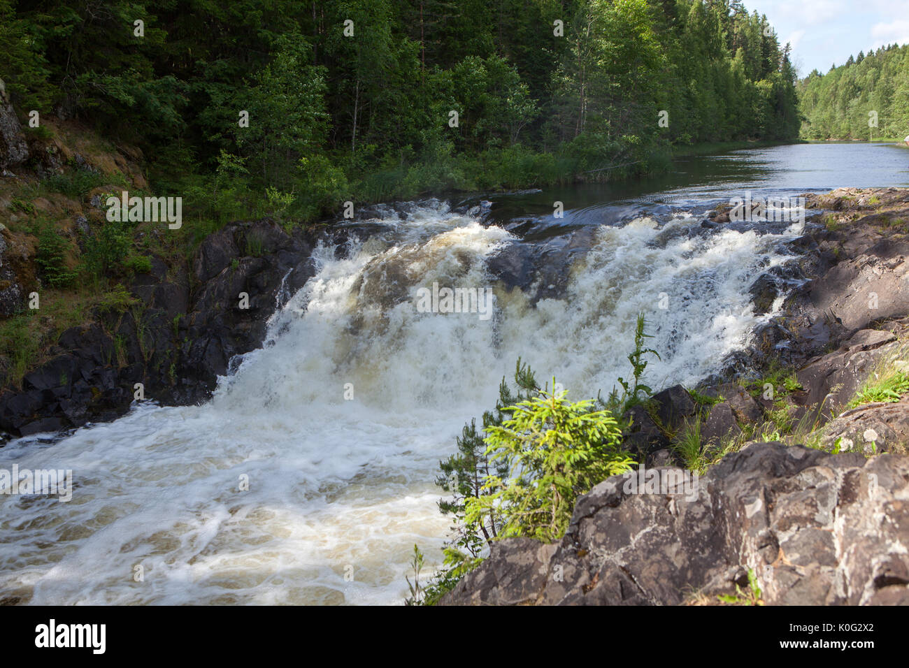 Russian river falls hi-res stock photography and images - Alamy