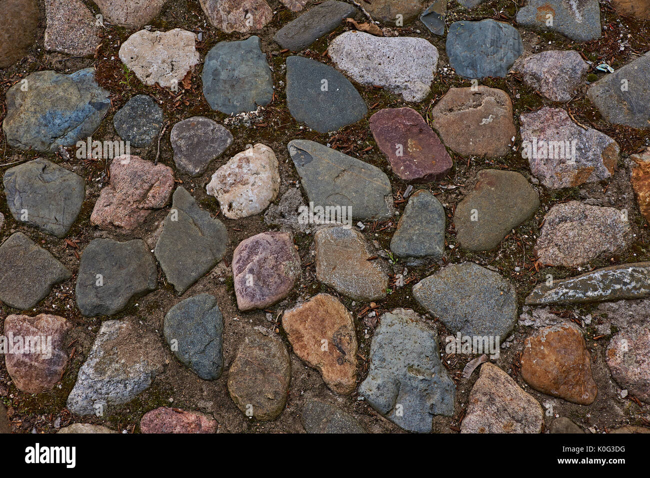 Beautiful texture with cobblestones. The color of cobblestones is ...