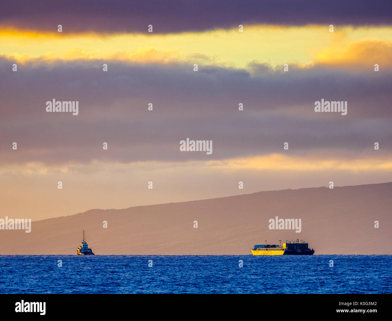 Supply barge hi-res stock photography and images - Alamy