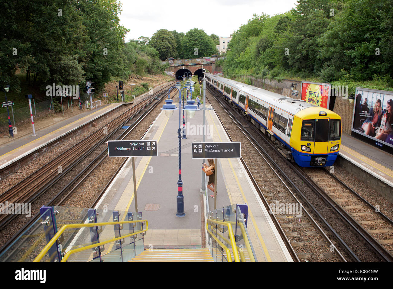 Class 378 train london hi-res stock photography and images - Alamy