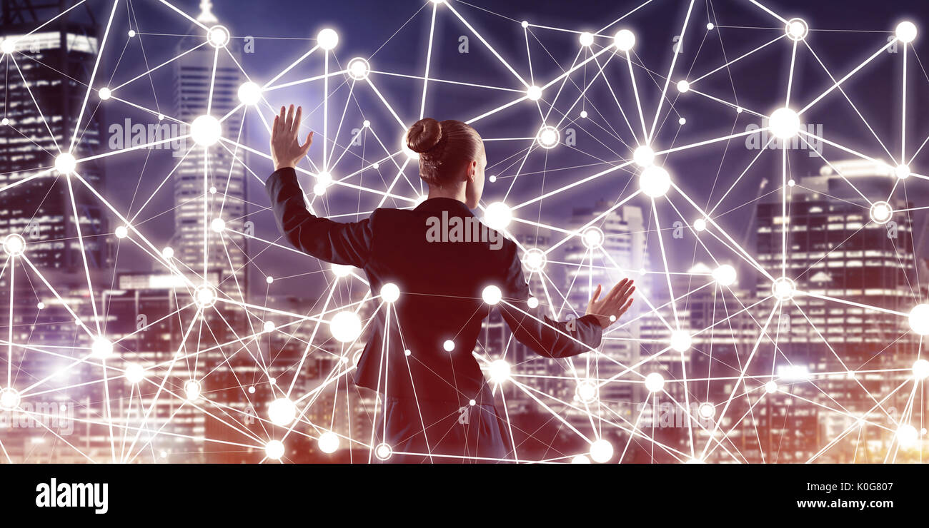 Modern wireless technologies and networking as tool for effectiv Stock ...