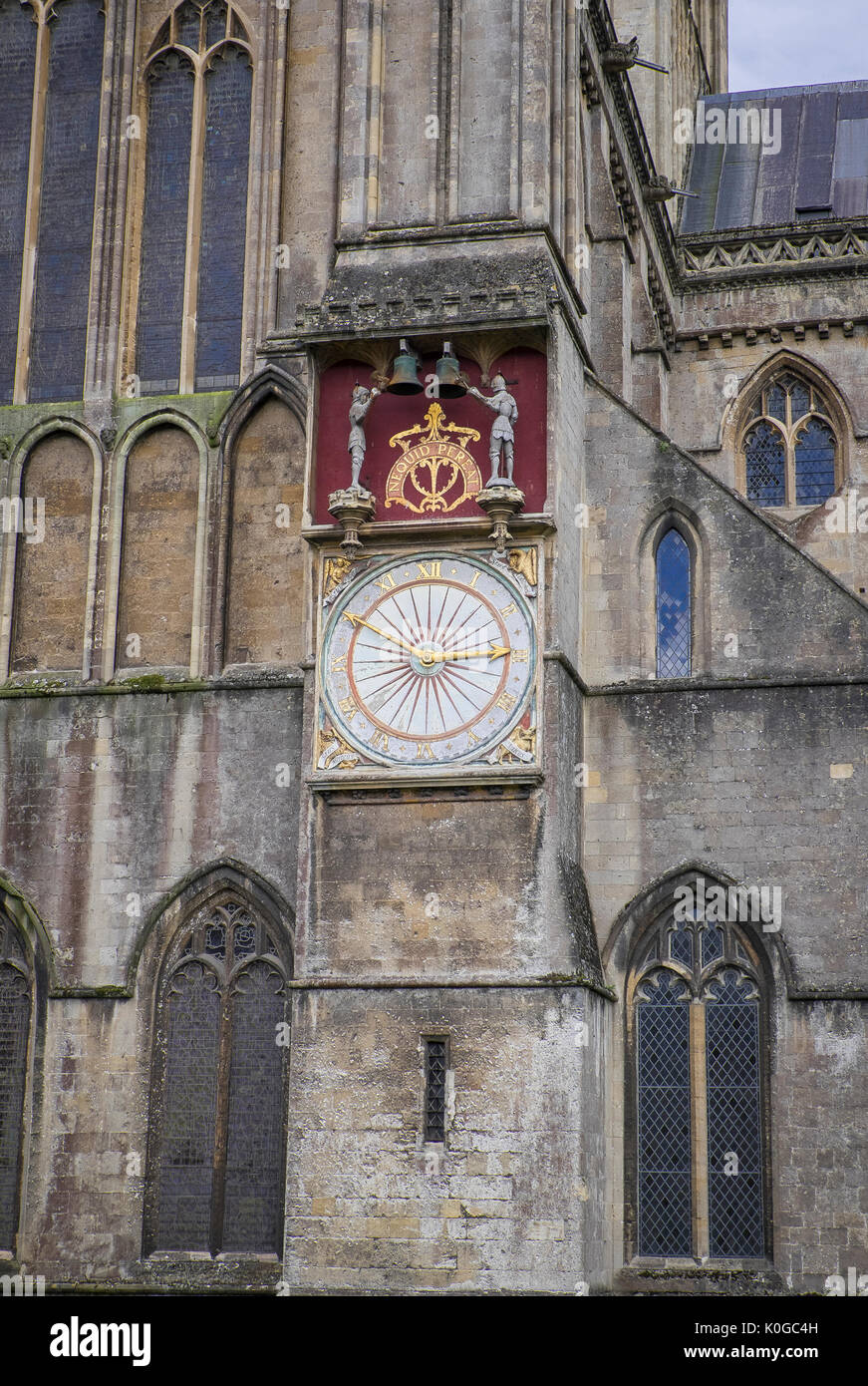 Clock face has two quarter jacks hi-res stock photography and images ...
