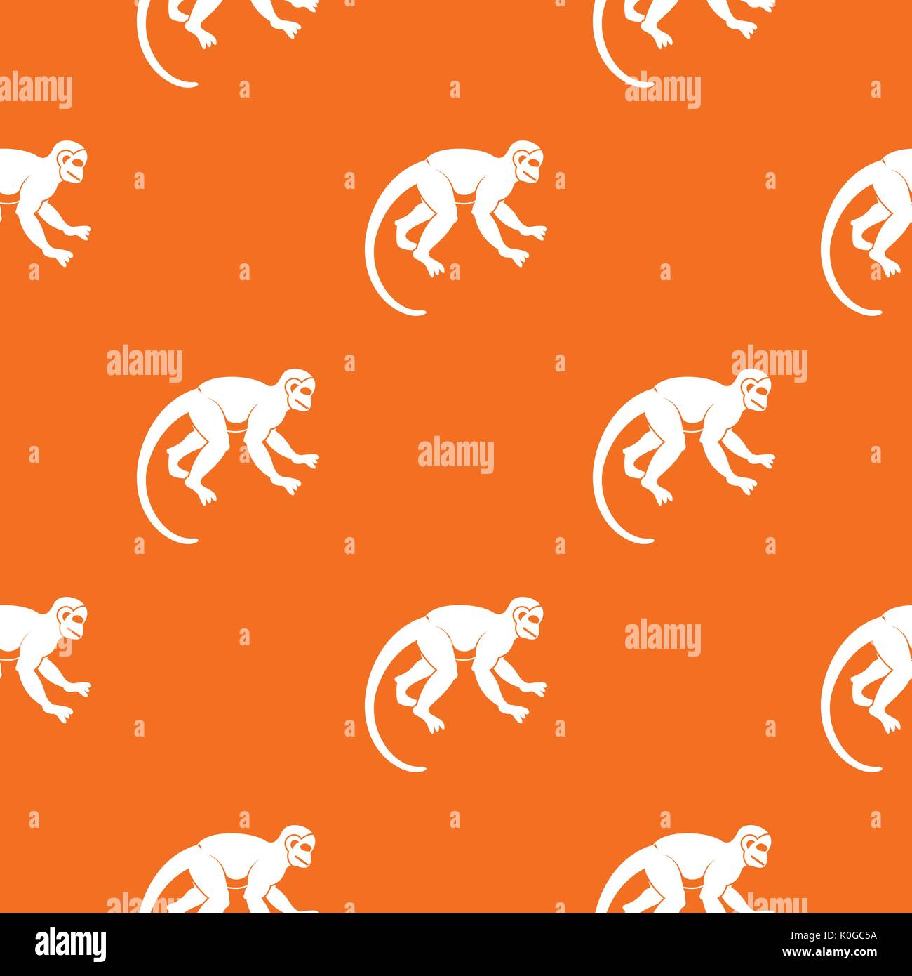 Capuchin monkey pattern seamless Stock Vector Image & Art - Alamy