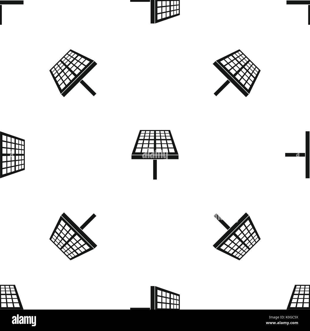 Solar energy panel pattern seamless black Stock Vector Image & Art - Alamy