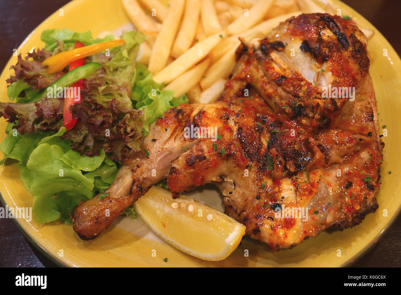Flame Grilled Chicken High Resolution Stock Photography and Images - Alamy