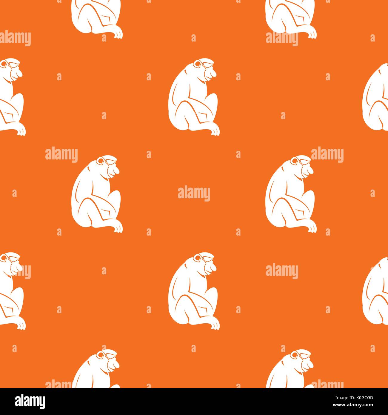Orangutan pattern seamless Stock Vector Image & Art - Alamy