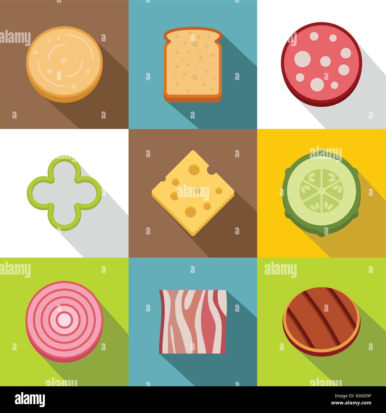 Chopped food icons set, flat style Stock Vector Image & Art - Alamy Chopped food icons set, flat style Stock Vector Image & Art - Alamy