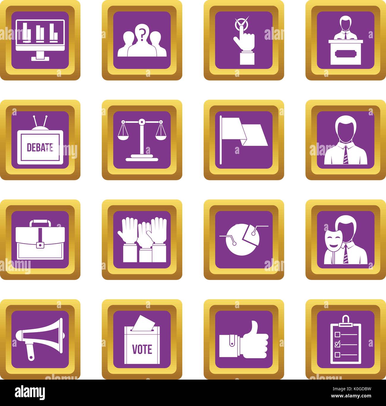 Purple people talking Stock Vector Images - Alamy