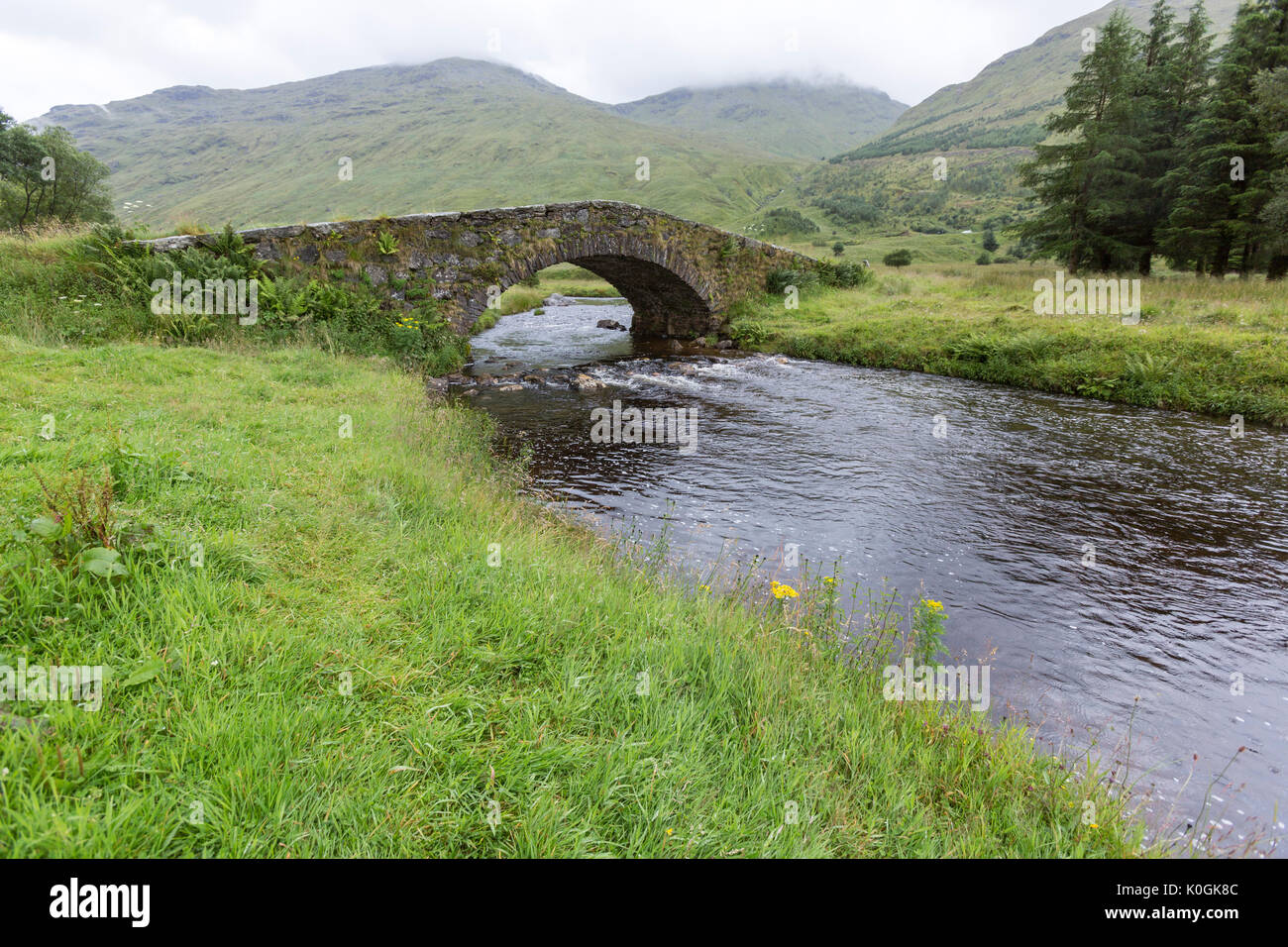 The Butter Bridge, Glen Kinglas, Argyll, Scotland, UK Stock Photo - Alamy
