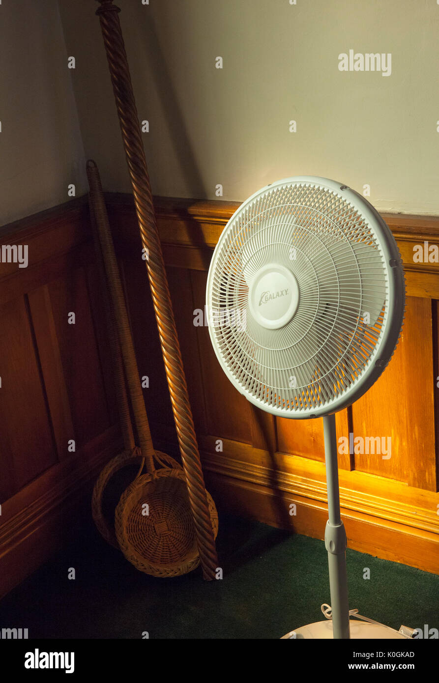 Collection basket, Church Stock Photo - Alamy