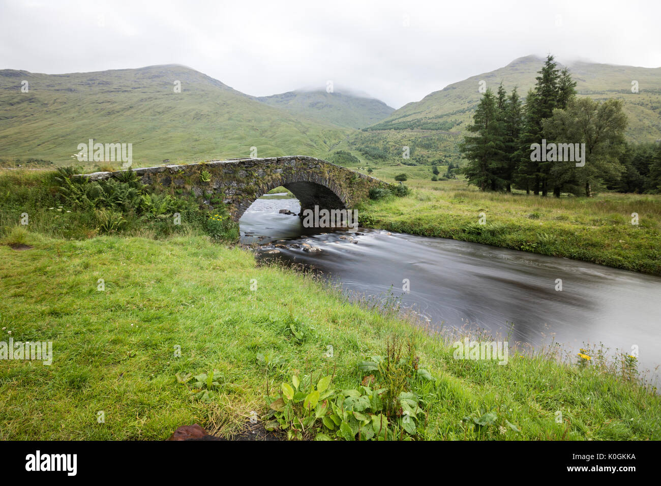 The Butter Bridge, Glen Kinglas, Argyll, Scotland, UK Stock Photo - Alamy
