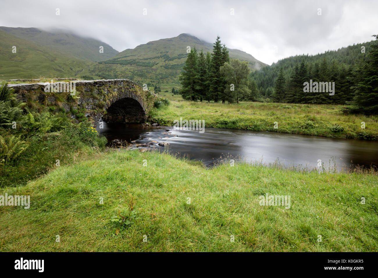 The Butter Bridge, Glen Kinglas, Argyll, Scotland, UK Stock Photo - Alamy