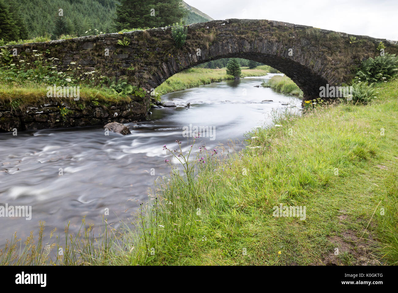 The Butter Bridge, Glen Kinglas, Argyll, Scotland, UK Stock Photo - Alamy