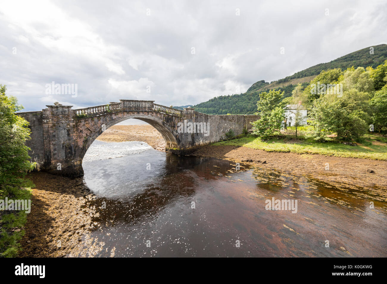 Inveraray Bridge on Loch Fyne , Inveraray, Scotland, UK Stock Photo - Alamy