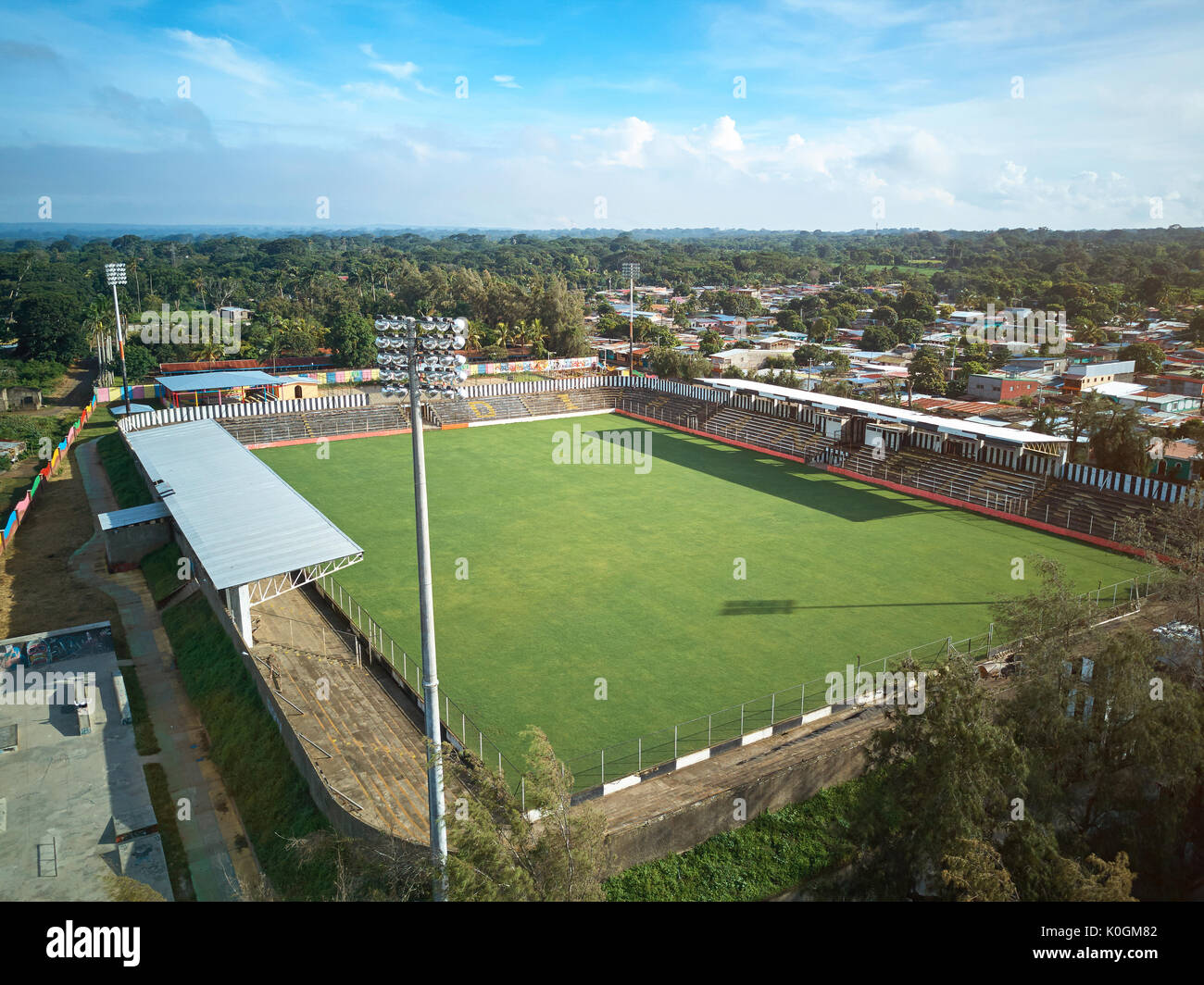 American football stadium aerial view hi-res stock photography and ...