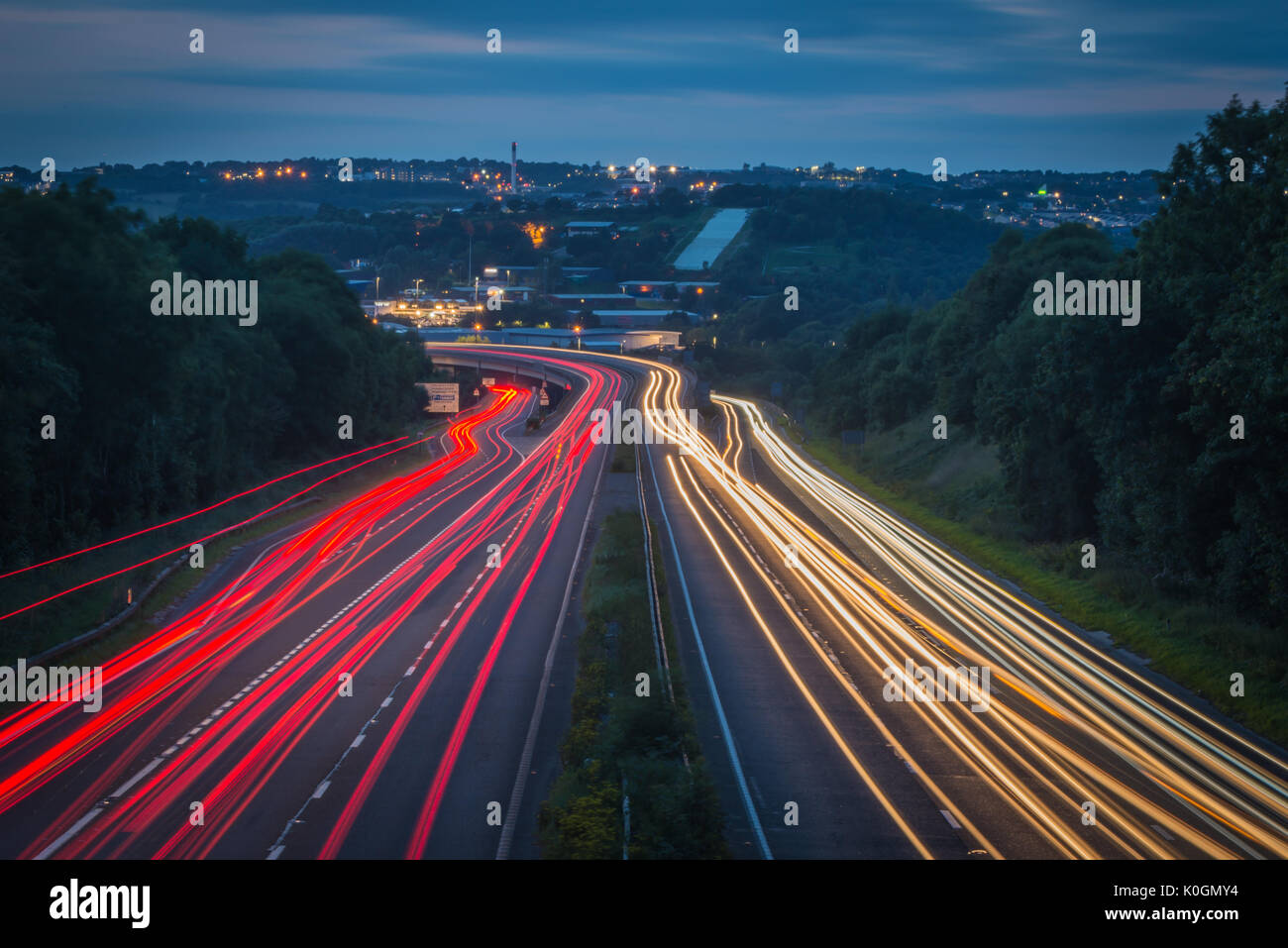 Dual carriage way hi-res stock photography and images - Alamy