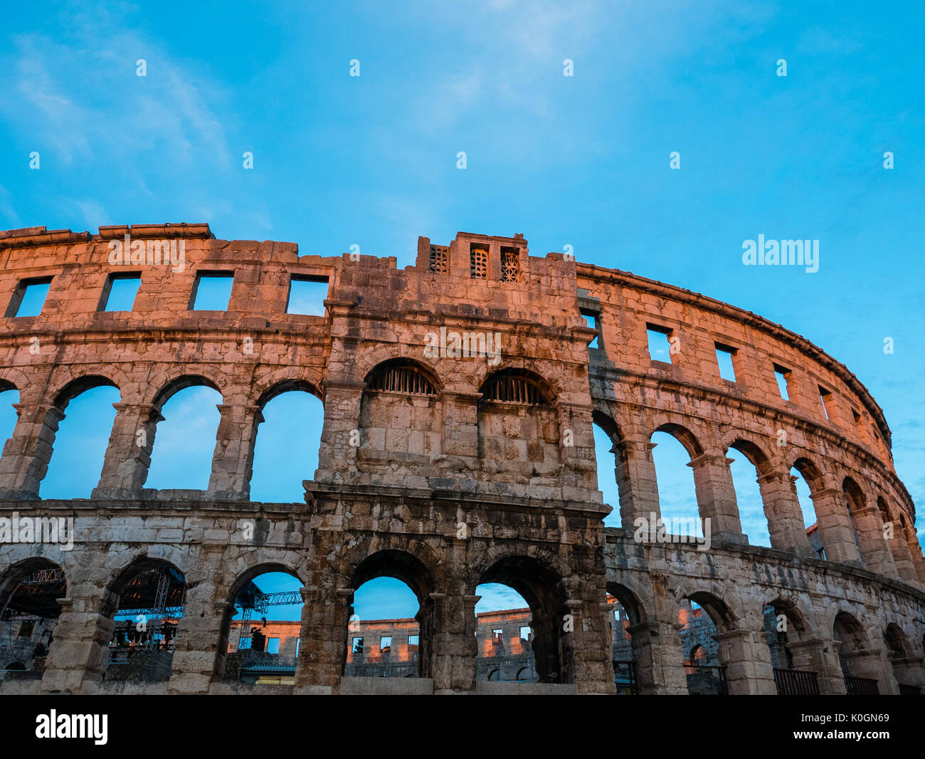 Pula amphitheatre hi-res stock photography and images - Alamy
