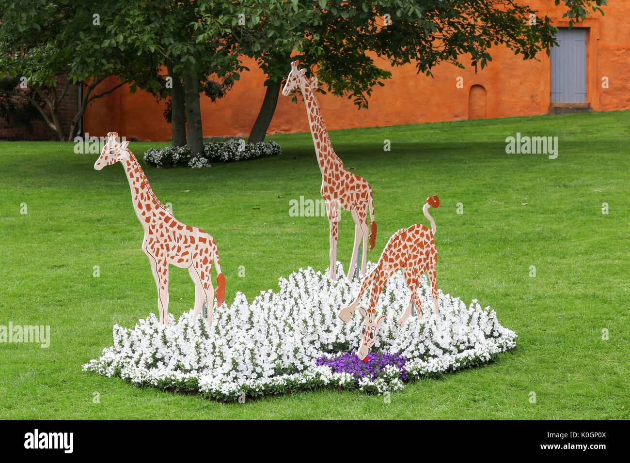 Odense flower festival in Denmark Stock Photo - Alamy