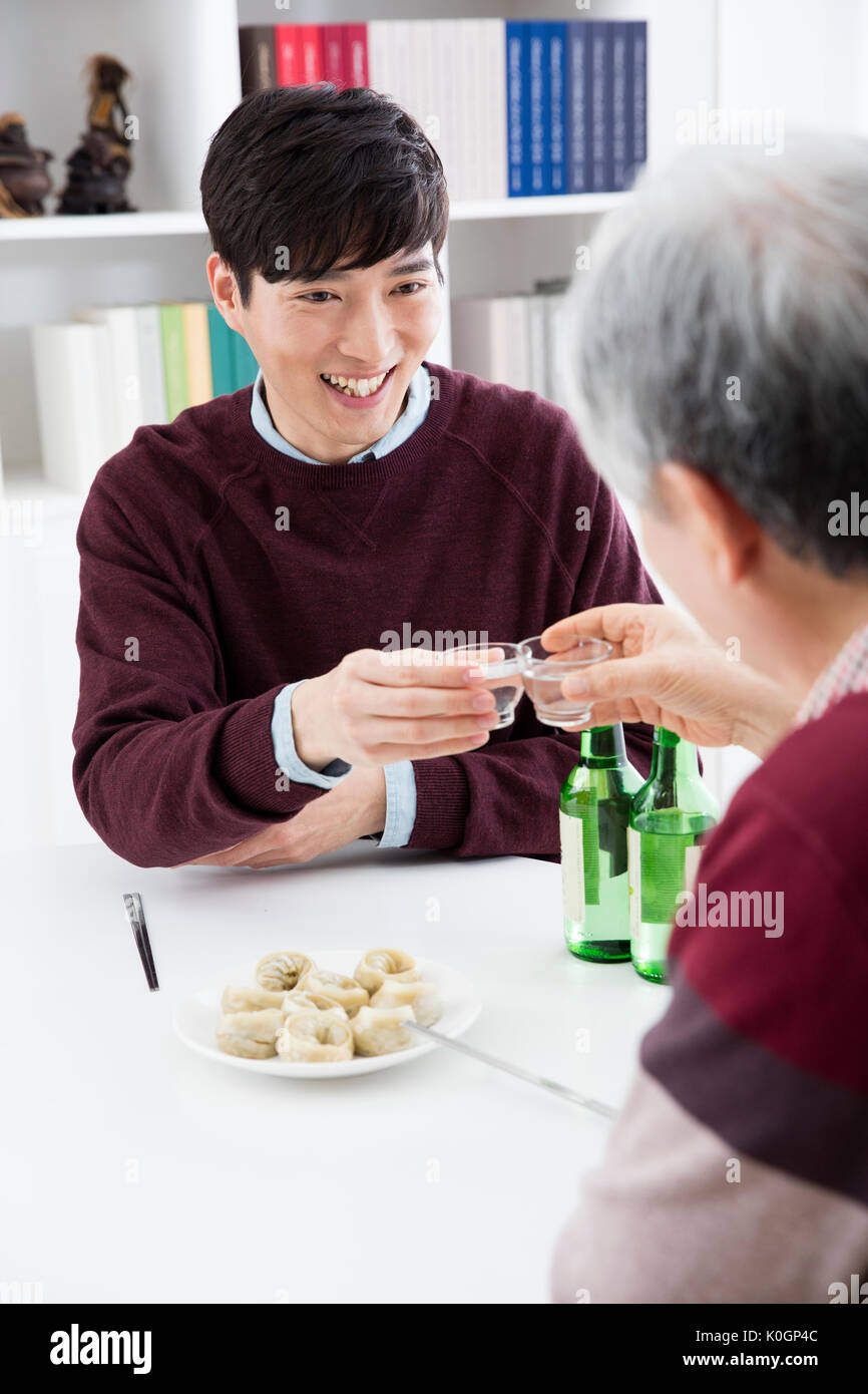 Father son drinking alcohol hi-res stock photography and images - Alamy