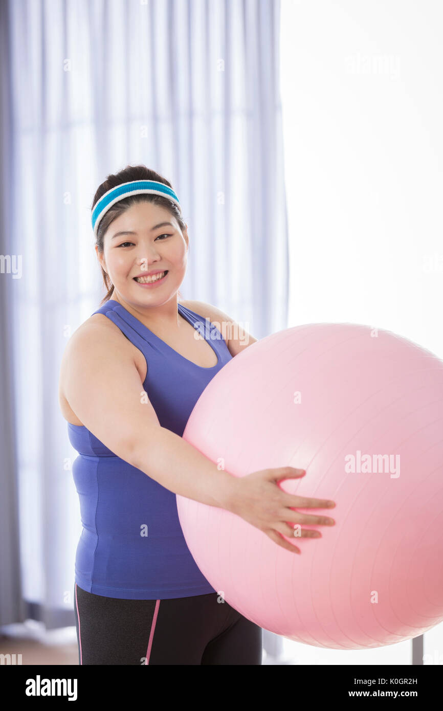 Fat woman ball hi-res stock photography and images - Alamy