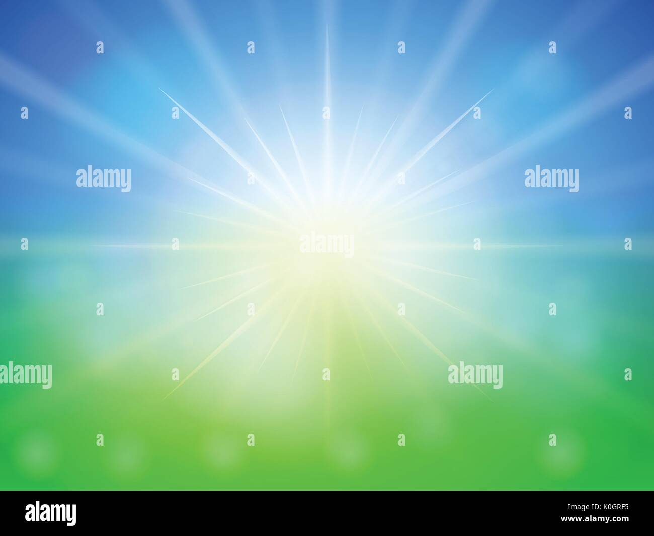 Blue green abstract spring background Stock Vector Image & Art - Alamy