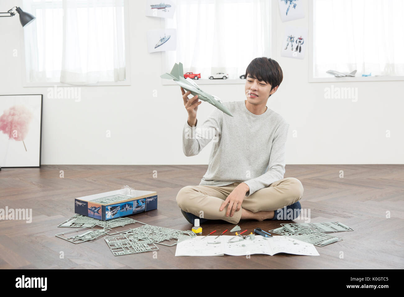 Lifestyle of male kidult Stock Photo - Alamy