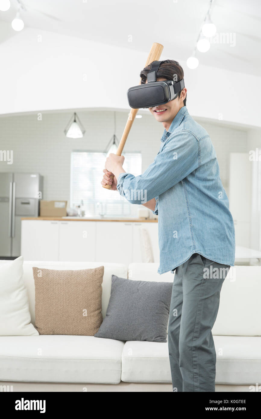 Virtual reality baseball bat hi-res stock photography and images - Alamy