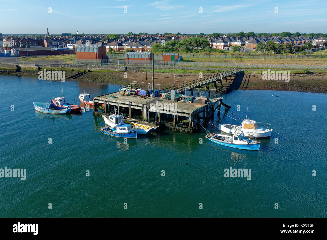 Fishing Boats at Blyth Port, Northumberland, England Stock Photo - Alamy