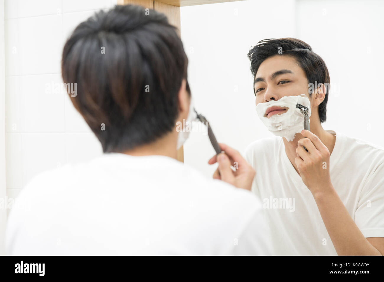 Grooming shaving hi-res stock photography and images - Alamy