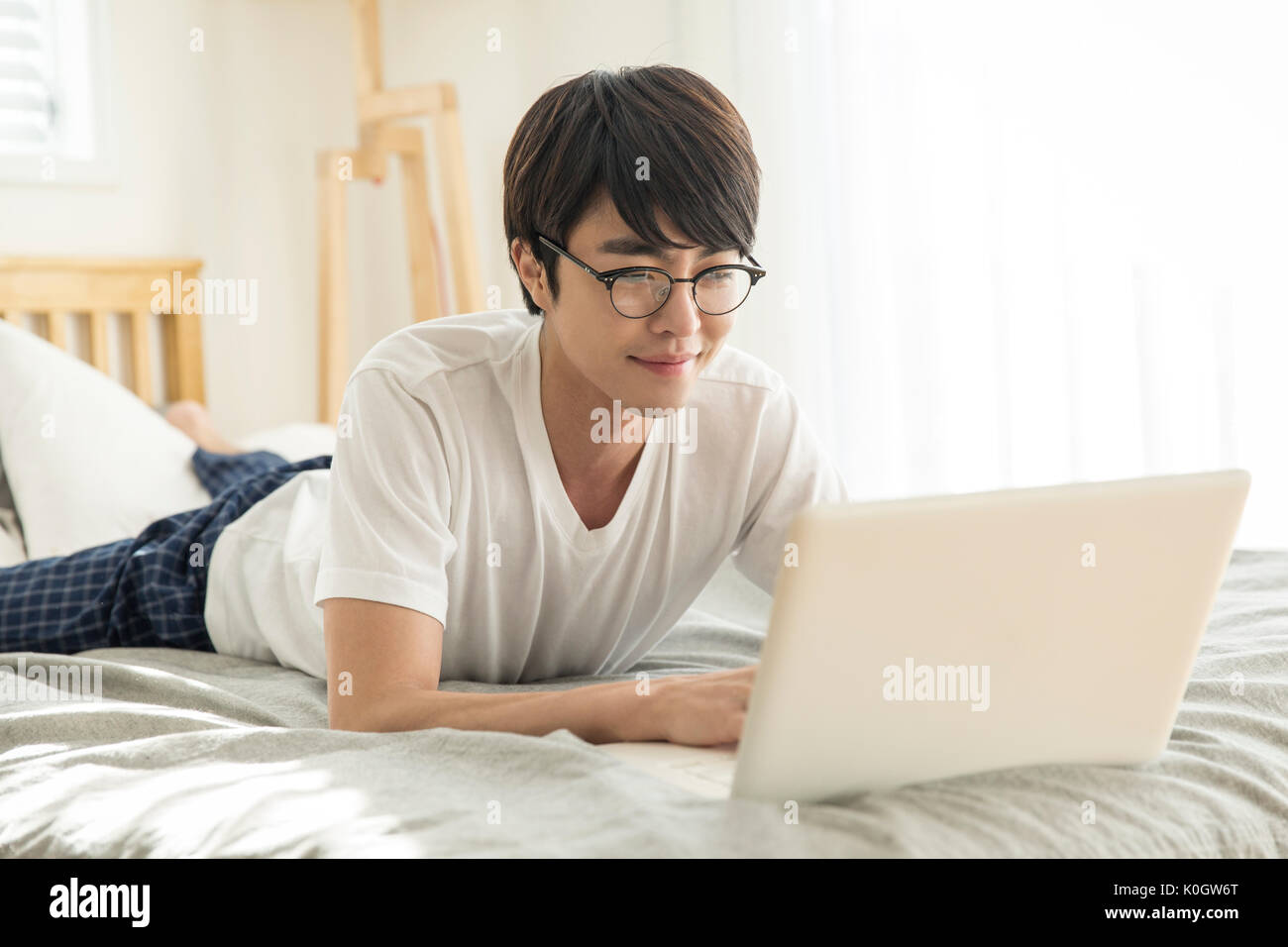 Lifestyle of single man Stock Photo - Alamy