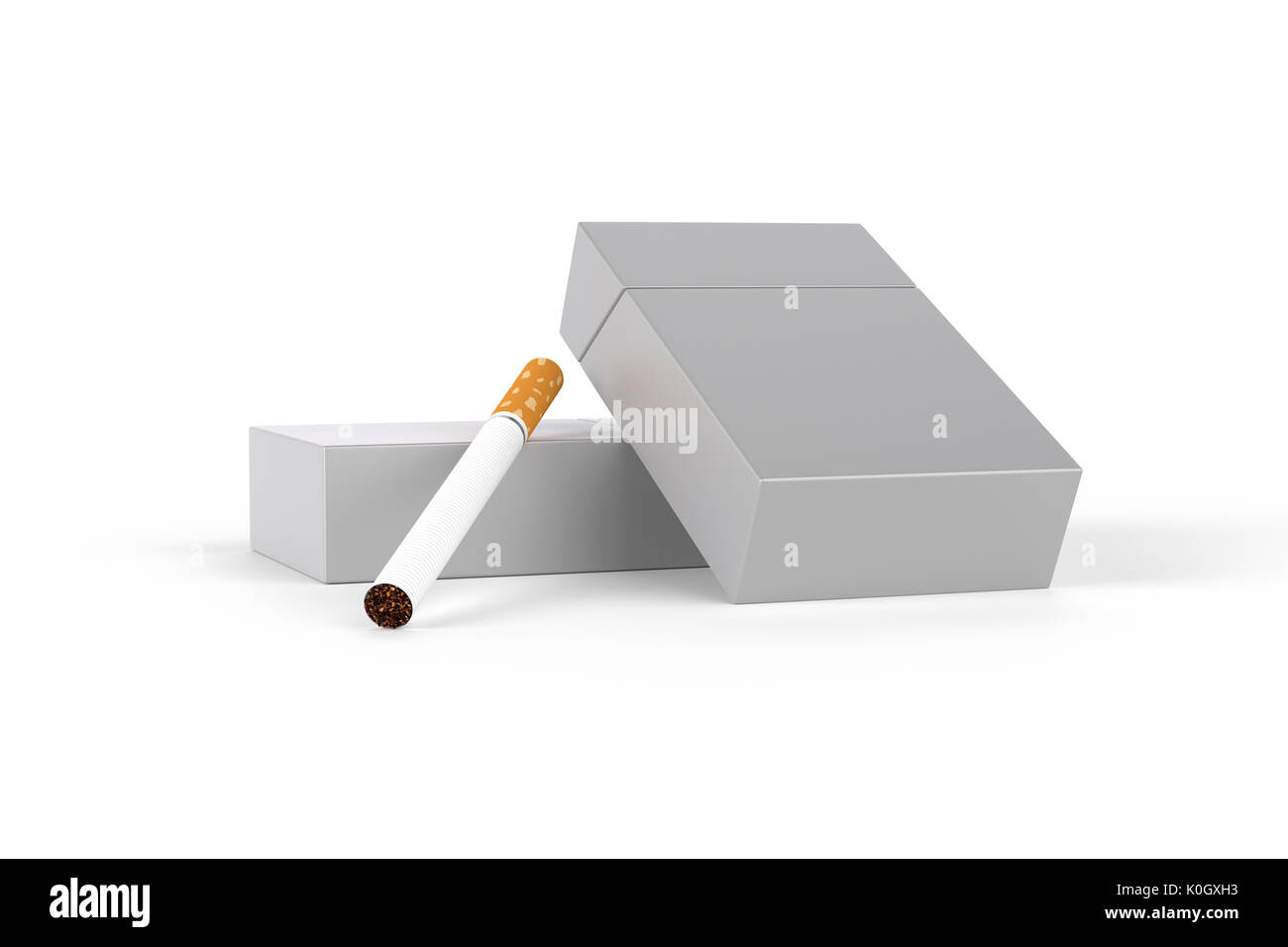 Two cardboard boxes mock Cut Out Stock Images & Pictures - Alamy