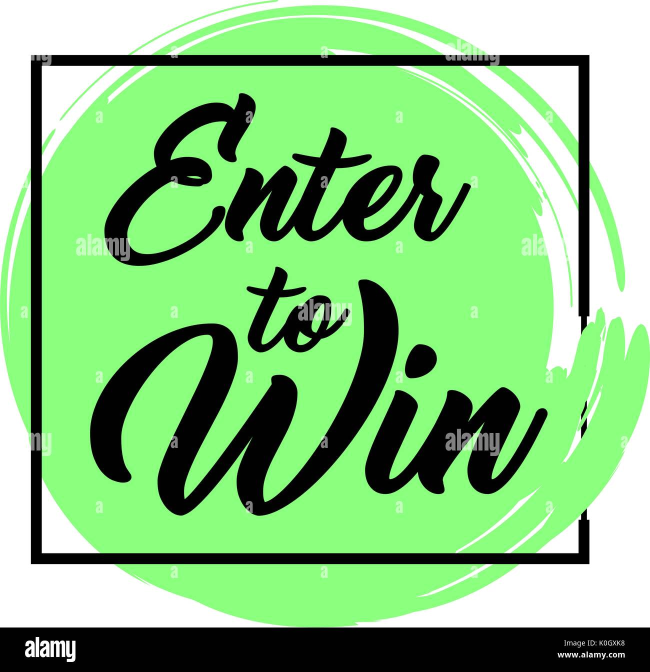 Giveaway handwritten lettering text and bright design elements Stock ... Giveaway handwritten lettering text and bright design elements Stock ...