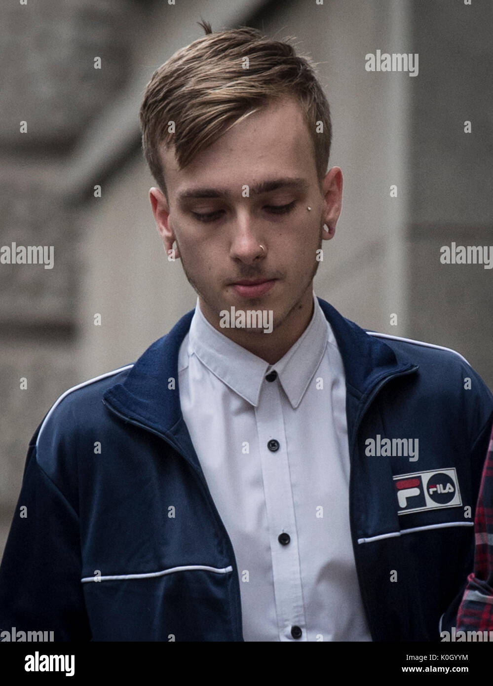 Charlie Alliston, 20, arrives at the Old Bailey in London, where he is ...