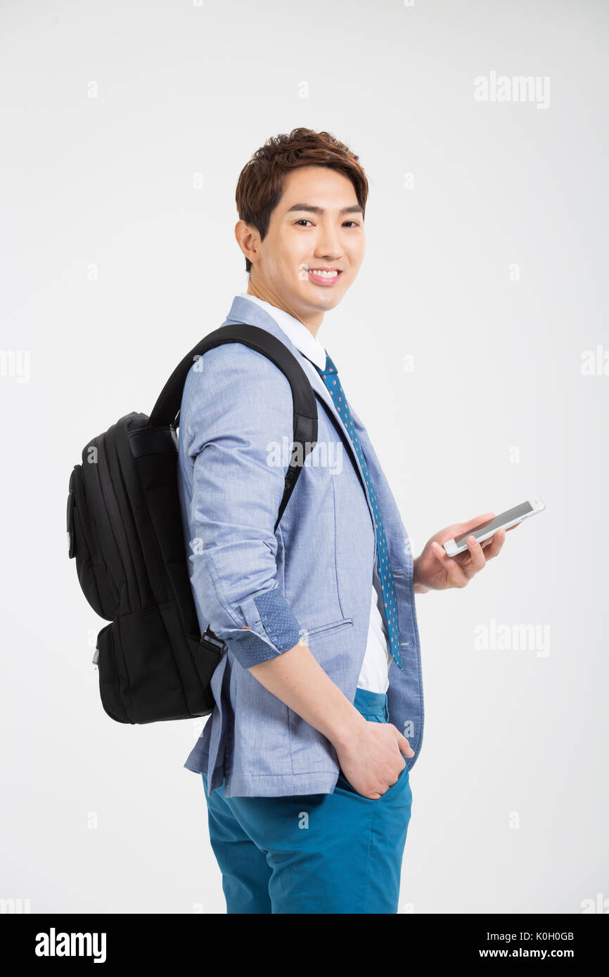 Hand lifting backpack hi-res stock photography and images - Alamy