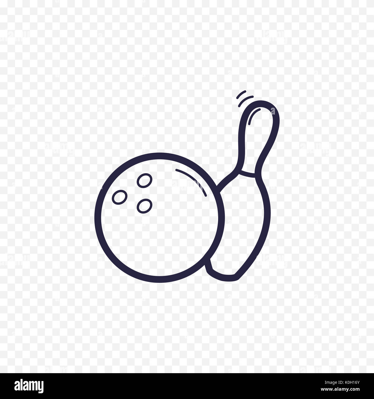 Bowling line icon. Sport game kegling thin linear signs. Outline ... Bowling line icon. Sport game kegling thin linear signs. Outline ...