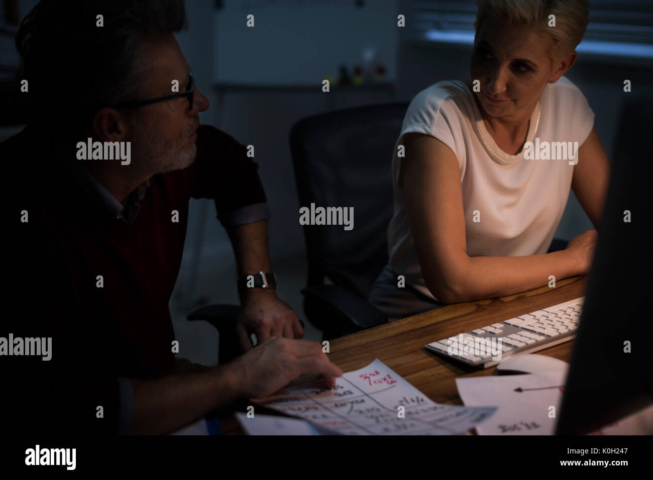 Woman tired office papers hi-res stock photography and images - Alamy