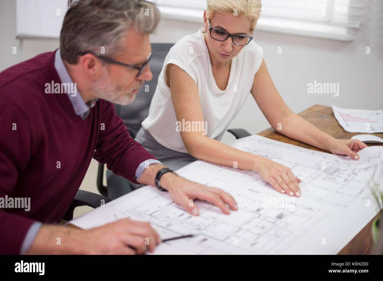 Hard work on common project Stock Photo - Alamy