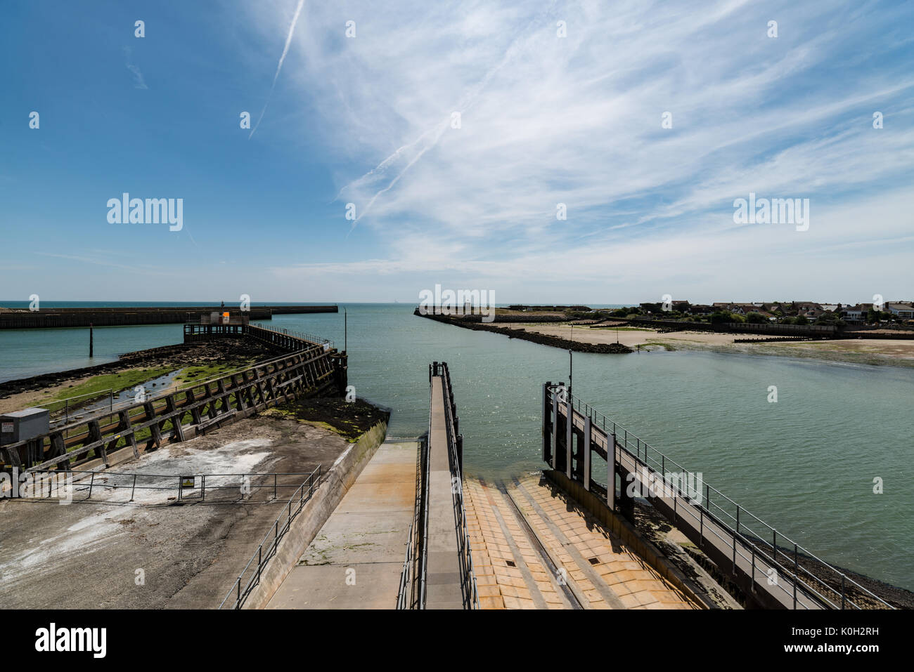 The view from the observation deck of the RNLI Shoreham Lifeboat ...