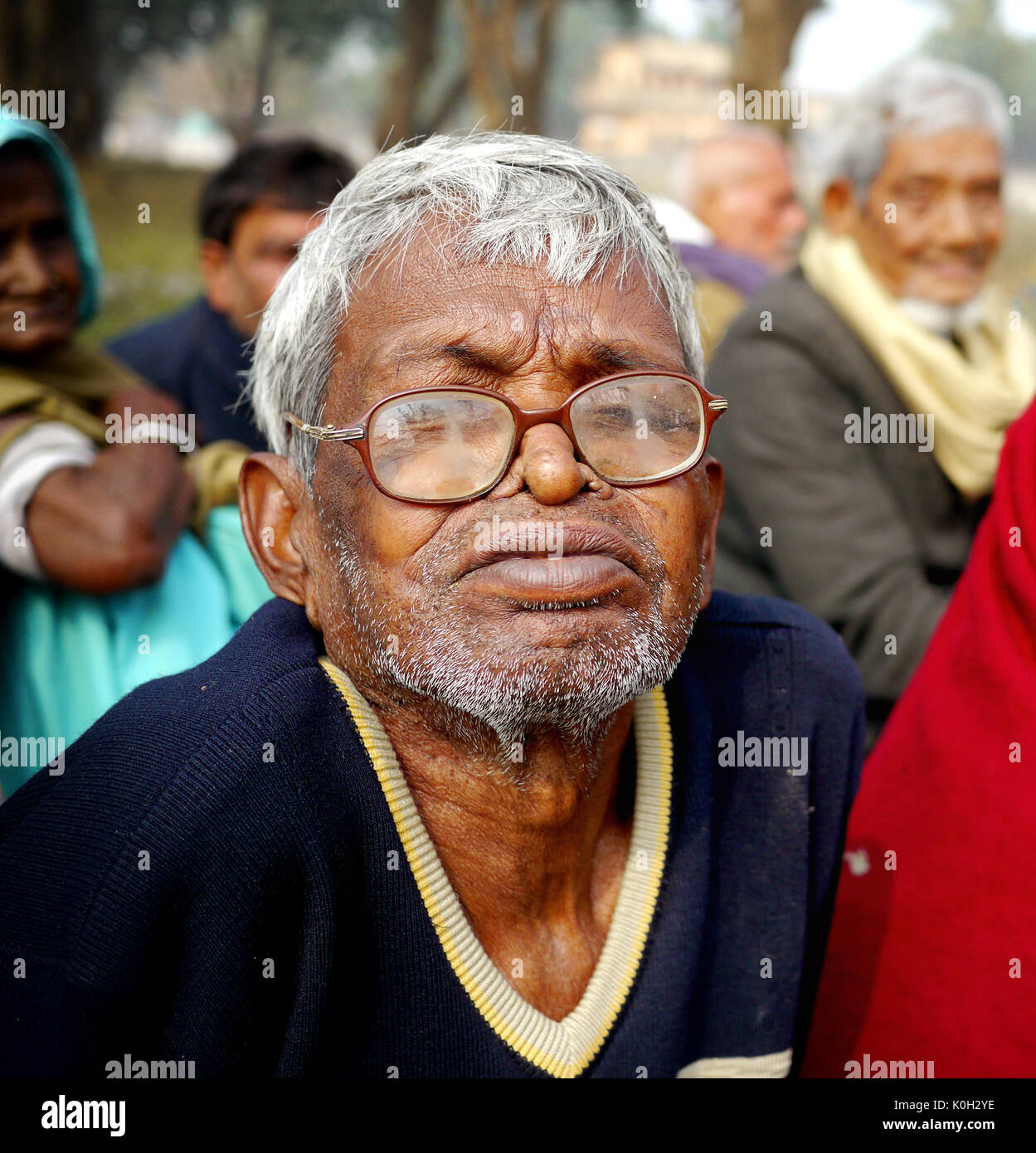 Lepers in a colony in rural India Stock Photo - Alamy