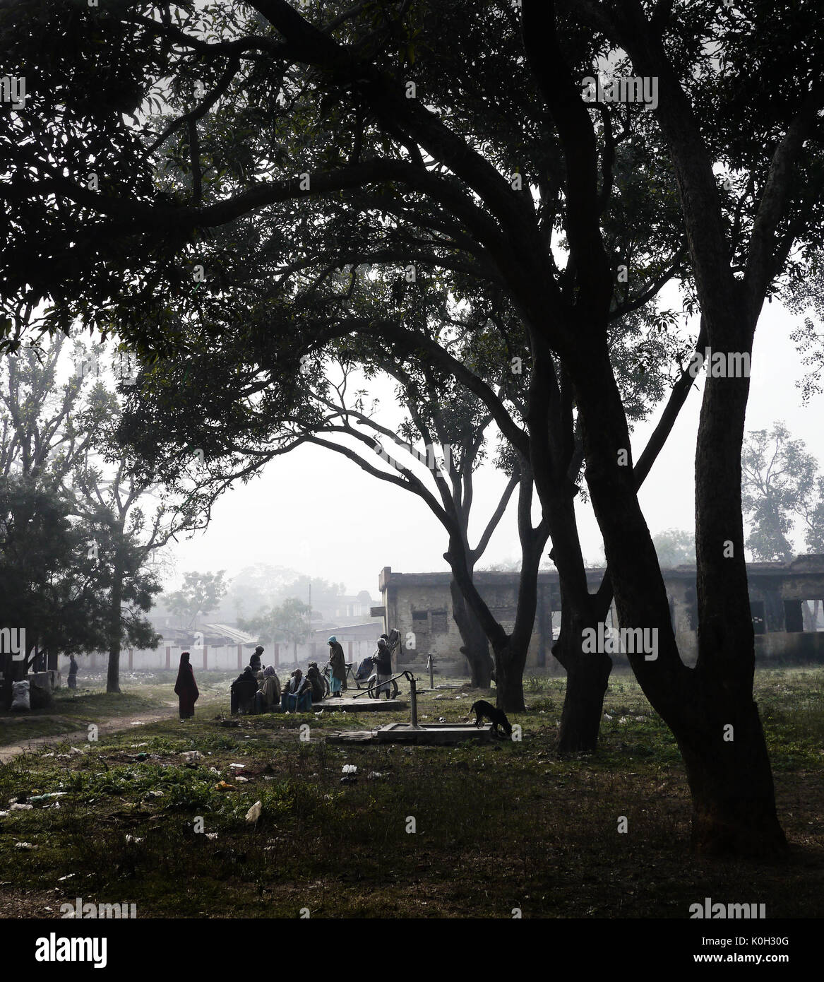 Leper colony in rural India Stock Photo - Alamy