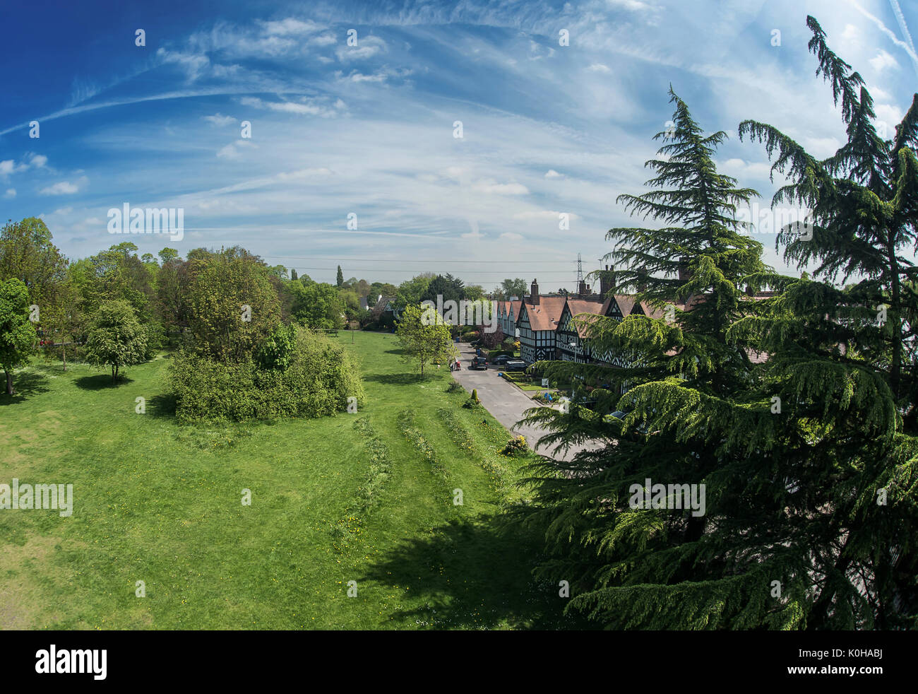 Views of and from the Fountain monument in Worsley Green Stock Photo ...