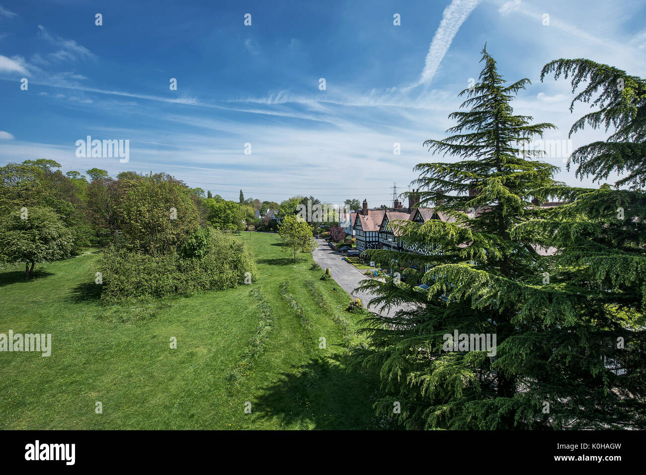 Views of and from the Fountain monument in Worsley Green Stock Photo ...
