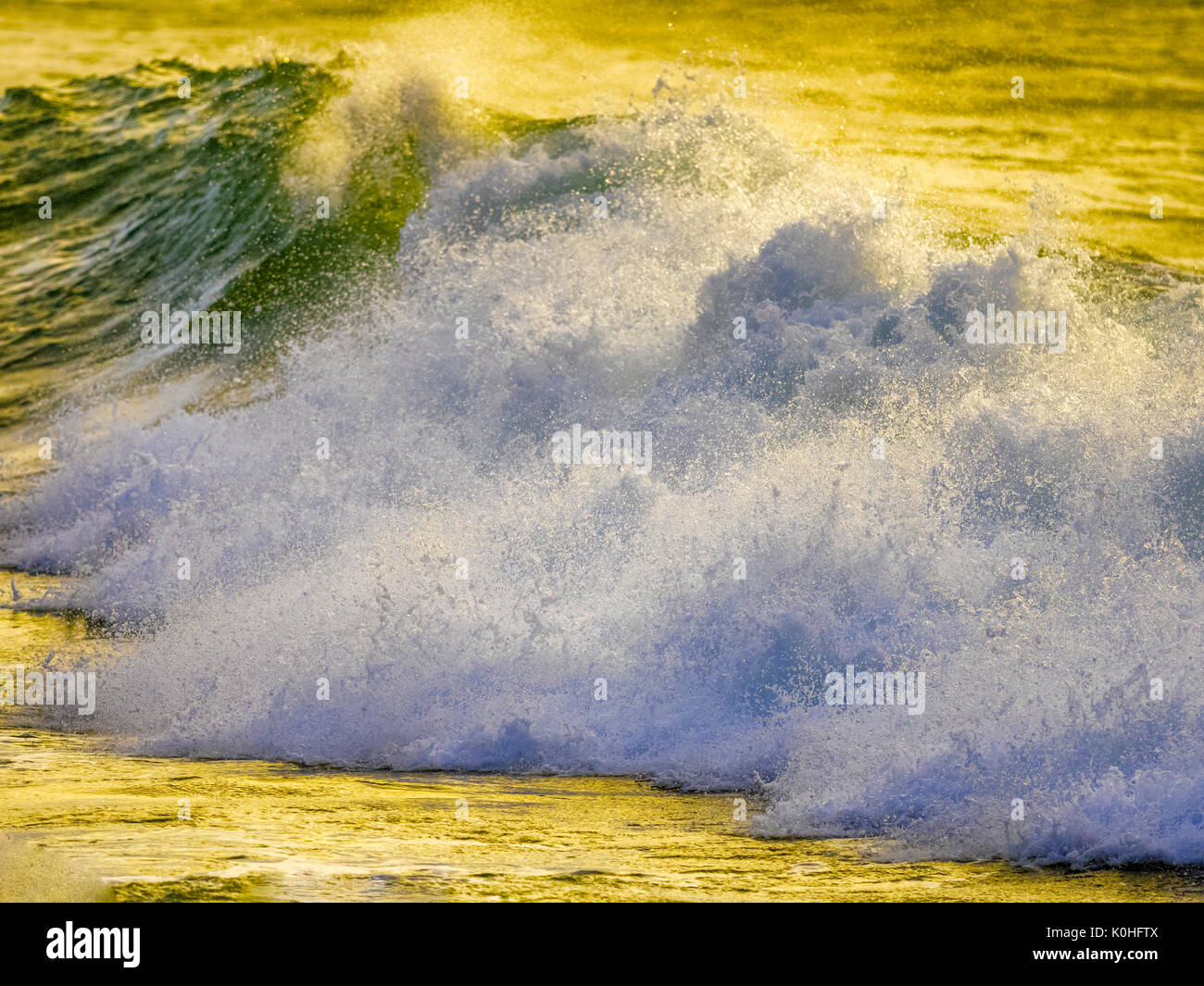 Waves off Maui Hawaii Stock Photo - Alamy