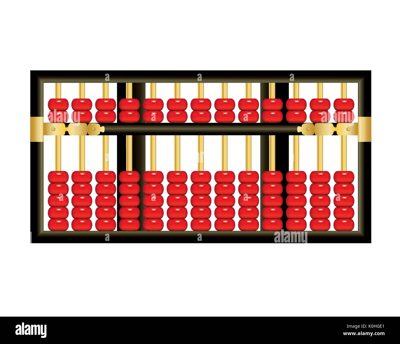 Ancient Chinese abacus isolated Stock Vector Image & Art - Alamy