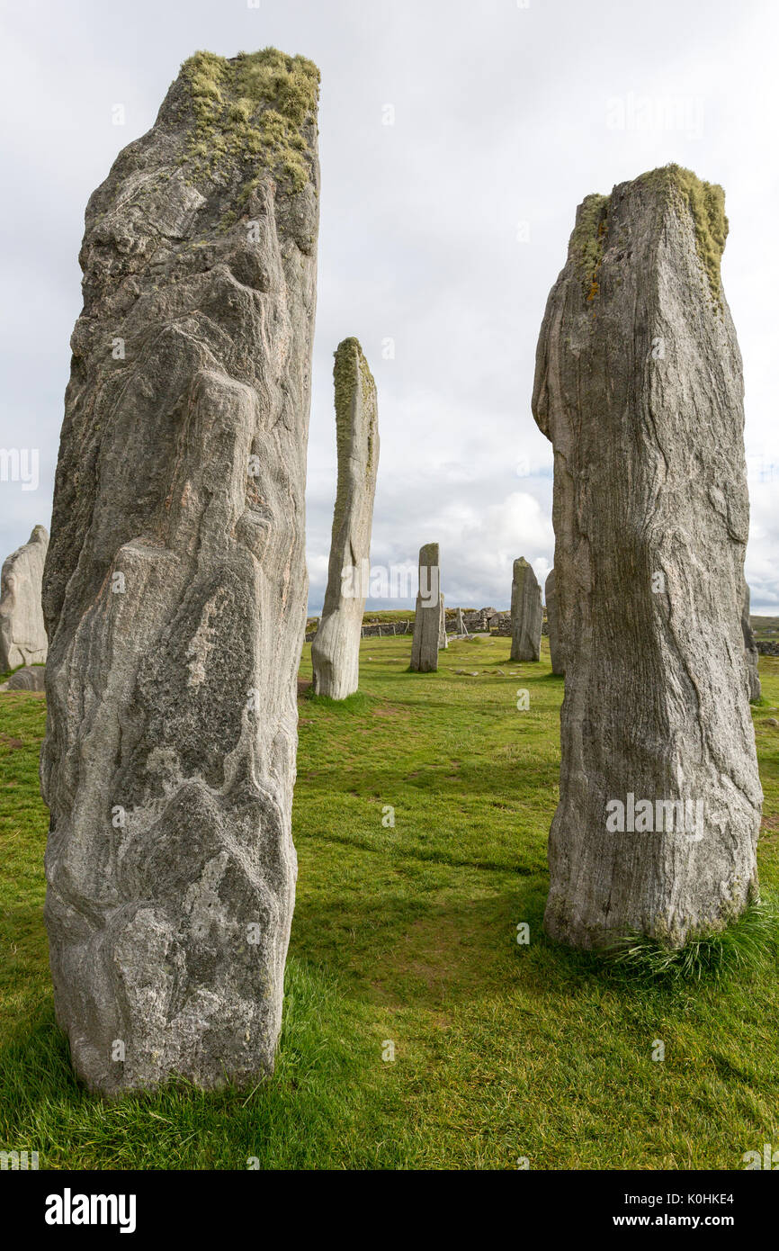Callanish Standing Stones, standing stones placed in a cruciform ...
