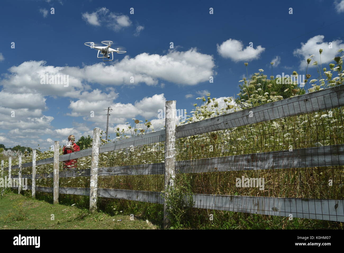Aerial helicopter fence High Resolution Stock Photography and Images ...