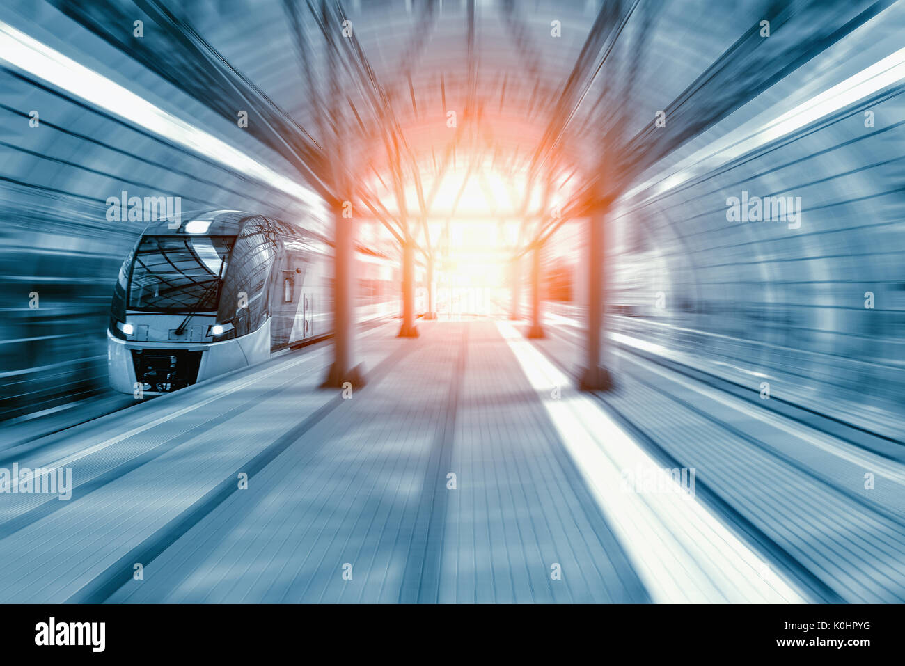 Modern high-speed train Stock Photo - Alamy