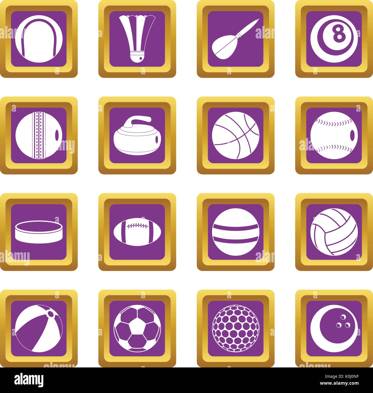 Purple soccer team Stock Vector Images - Alamy