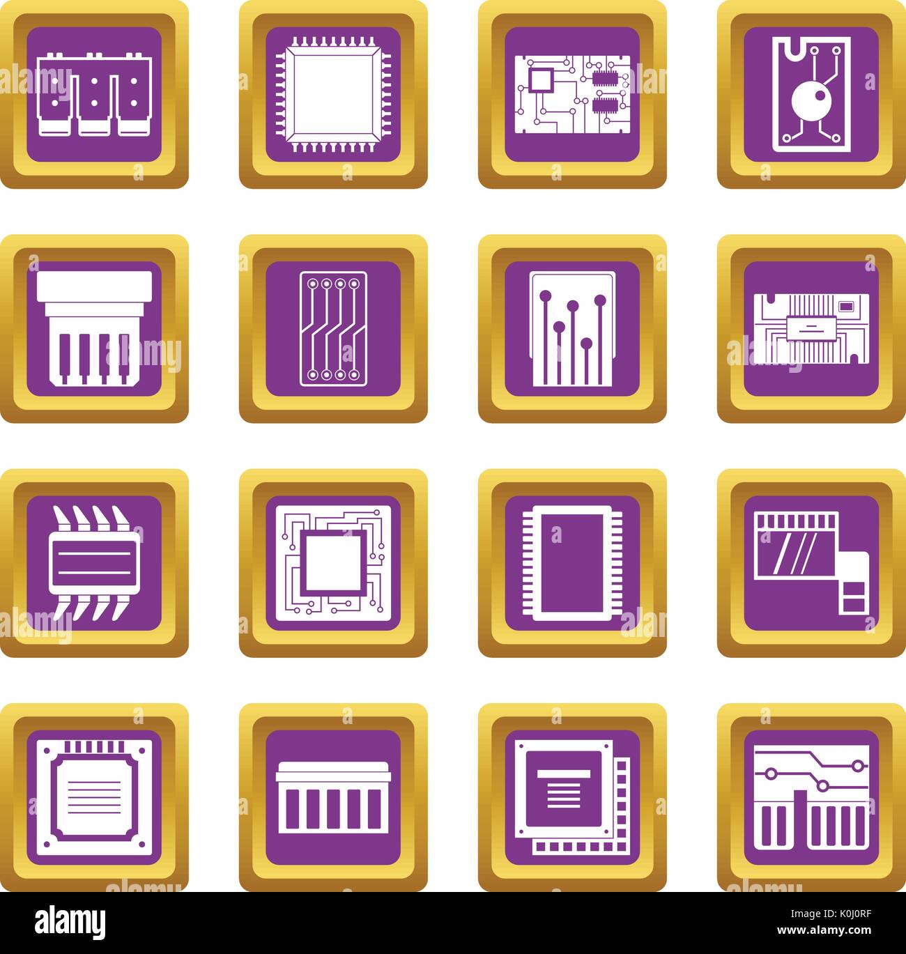 Purple circuit board Stock Vector Images - Alamy