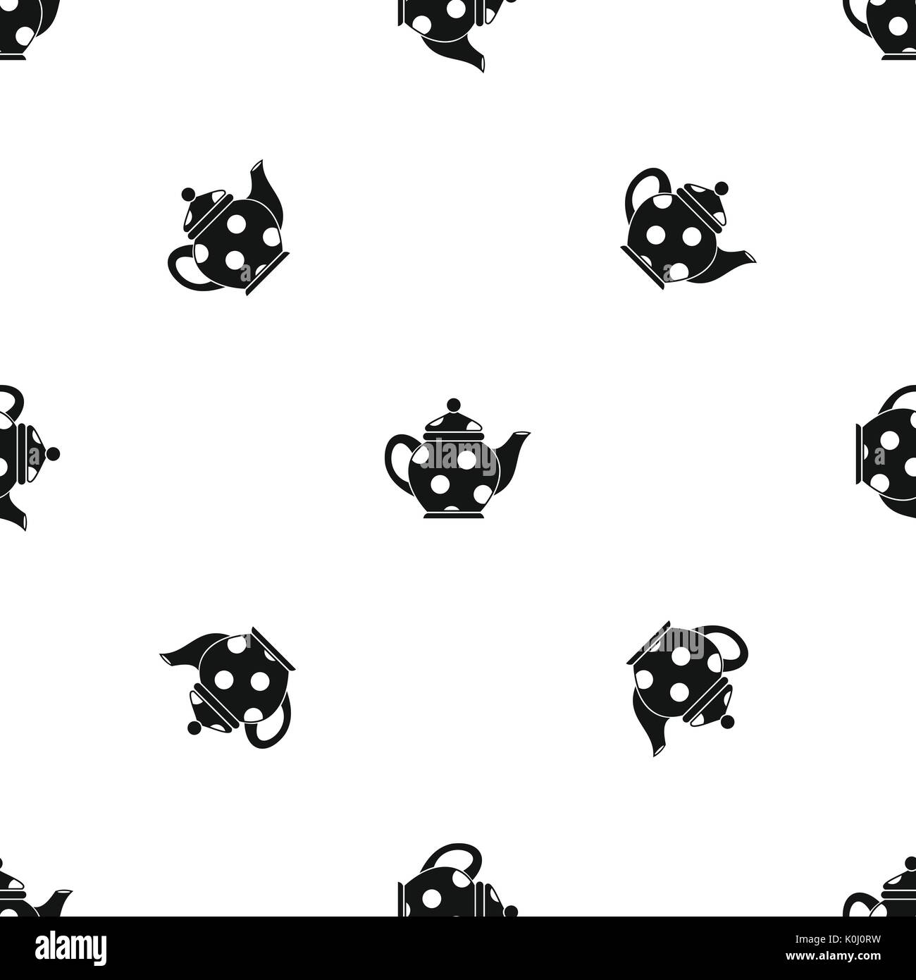 Kettle pattern seamless black Stock Vector Image & Art - Alamy